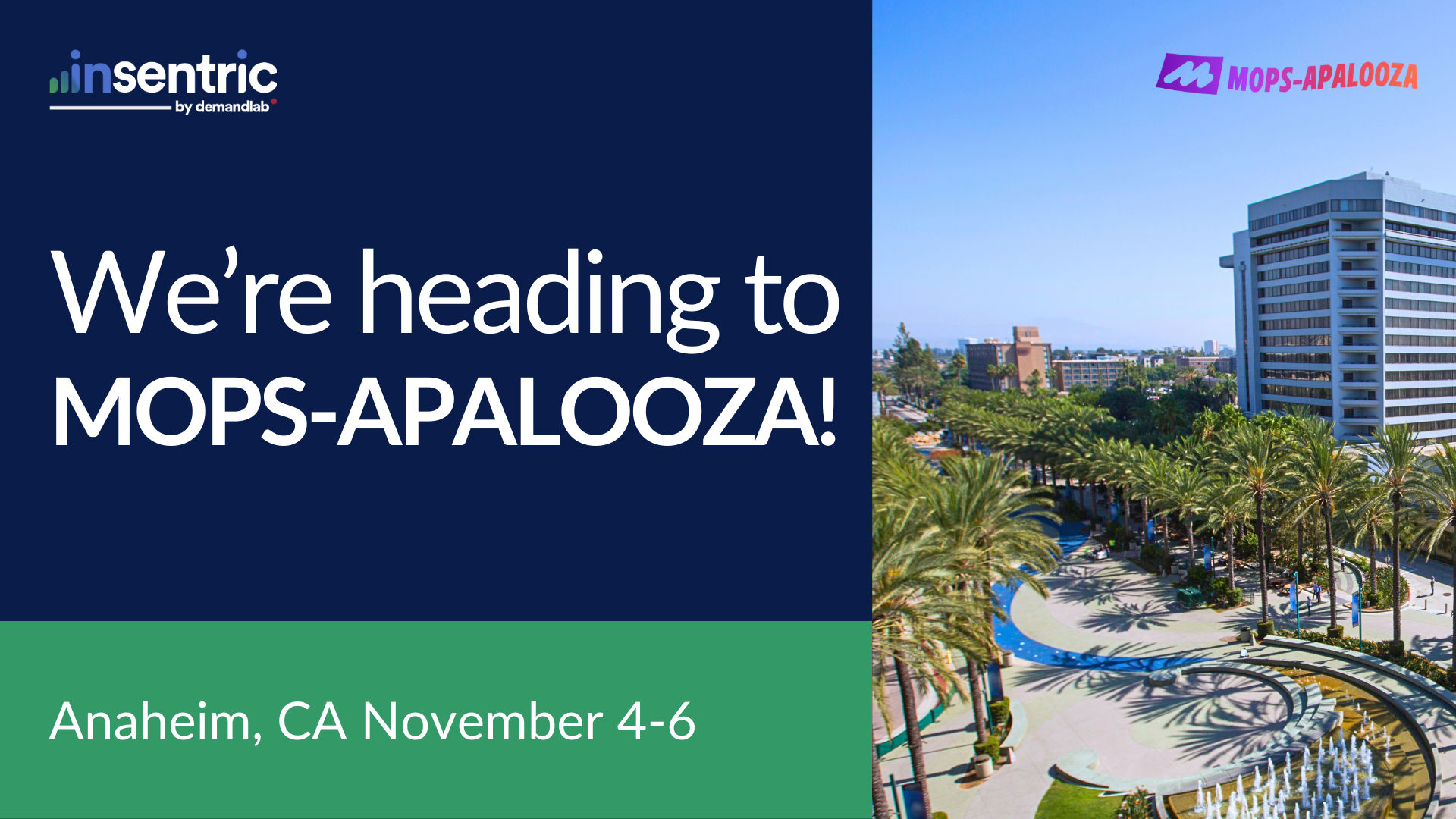 Insentric is Heading to MOps-Apalooza 2024 | DemandLab