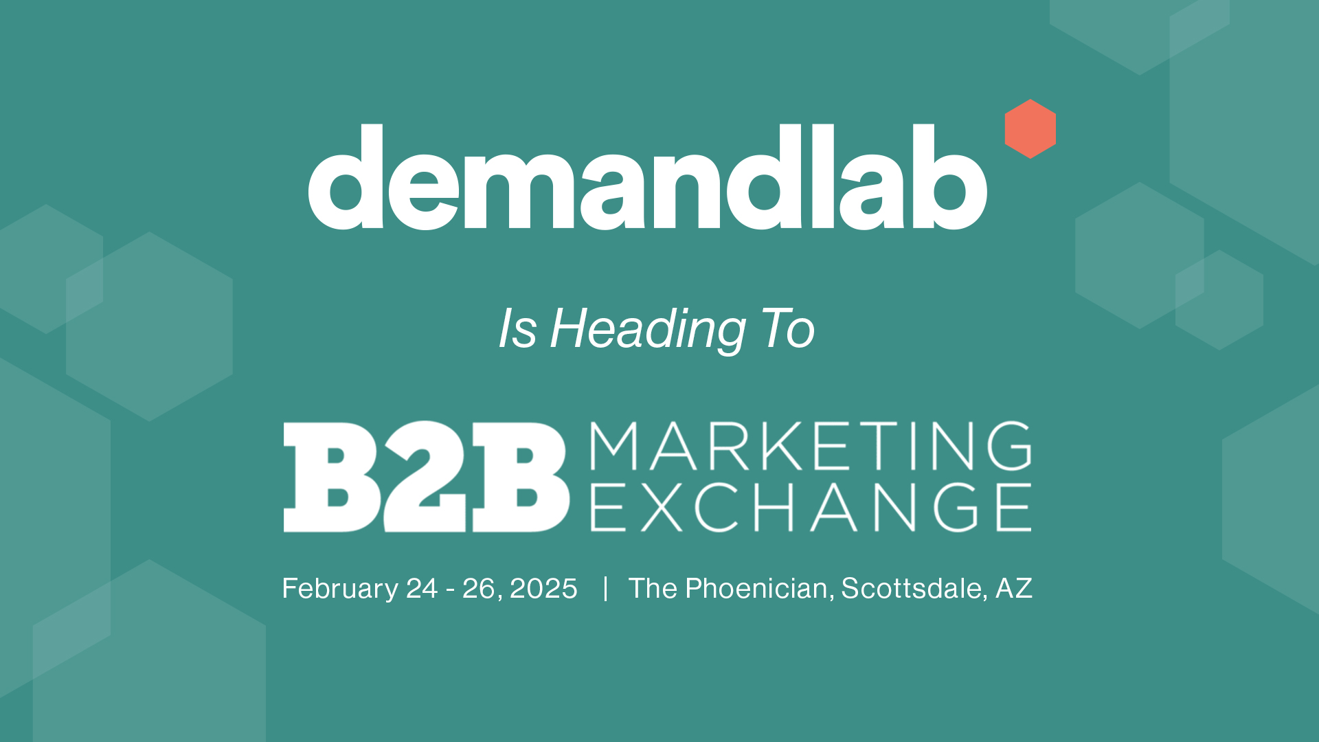DemandLab Sponsors B2B Marketing Exchange West 2025 and Moderates a ...
